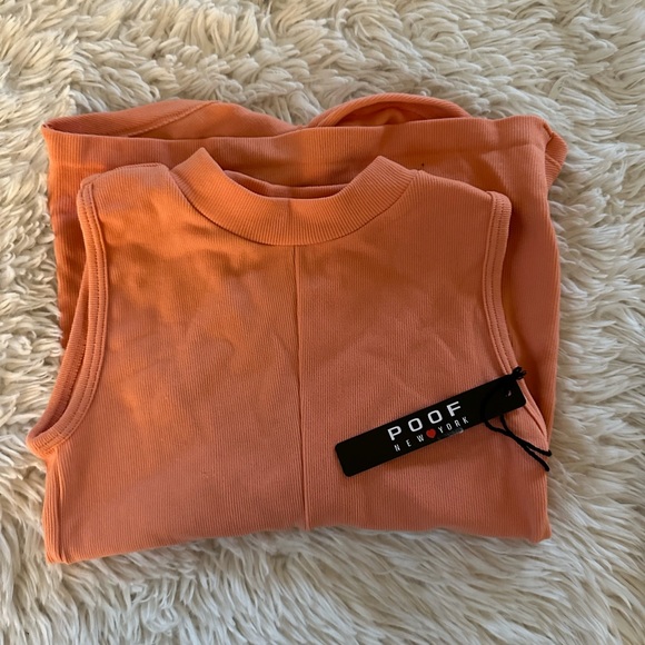 Poof! | Tops | Orange Tank Top Brand New | Poshmark